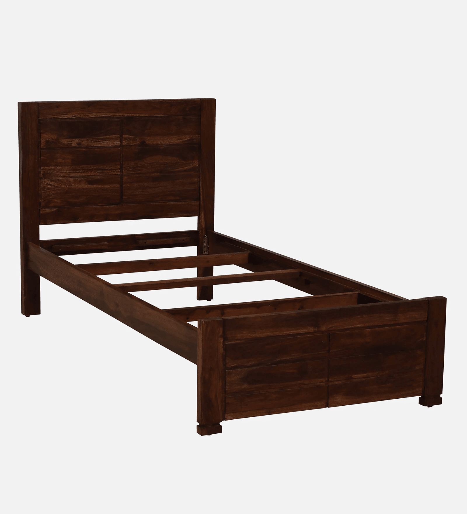 Panelo | Wooden Solid Bed | Without Storage | SL Natural Finish ...