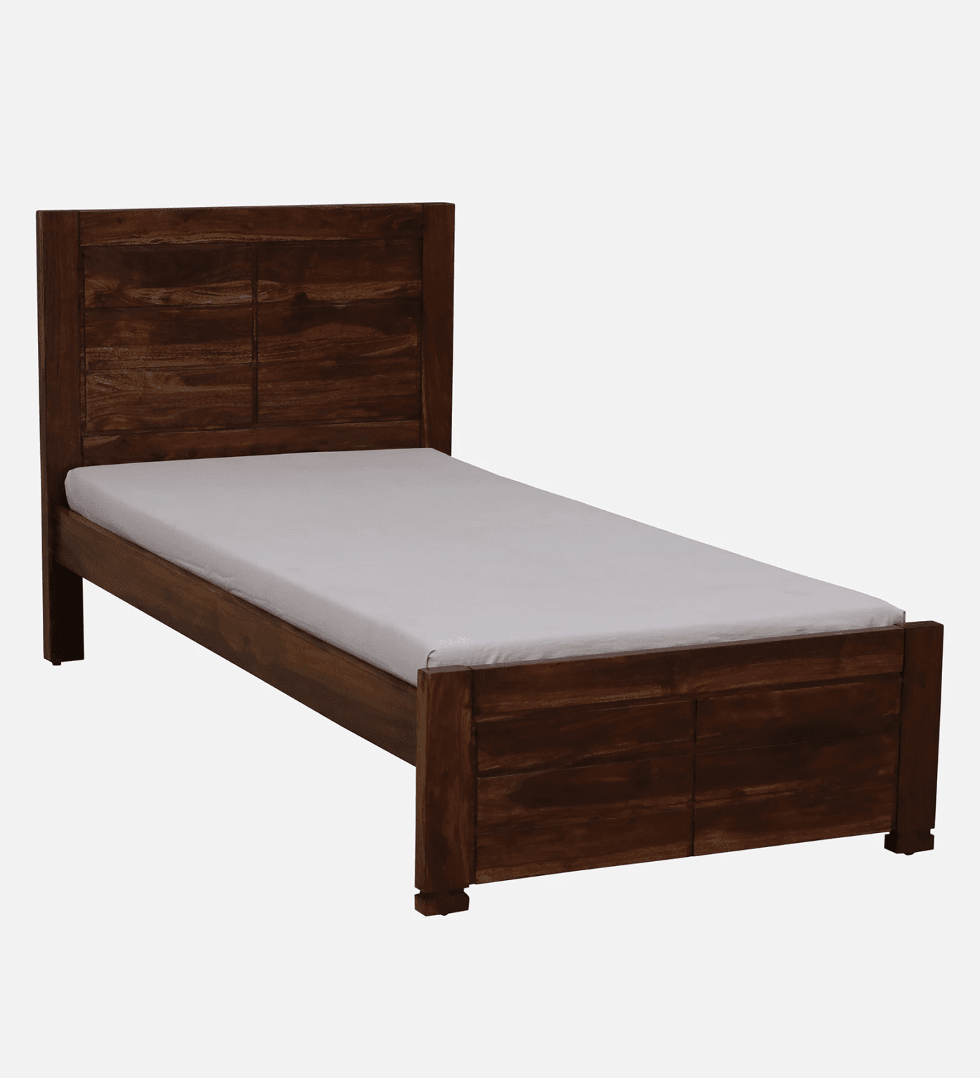 Panelo | Wooden Solid Bed | Without Storage | SL Natural Finish ...