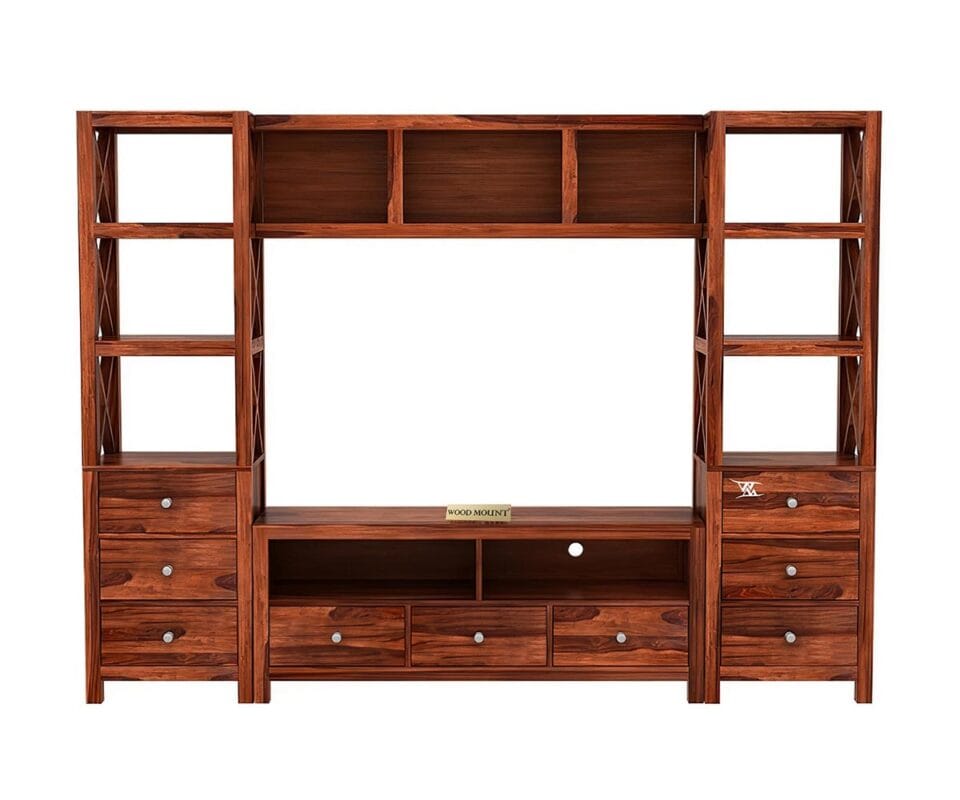 Suprimo | Solid Wood Tv Cabinate | with 9 Drawers and Open Shelf ...